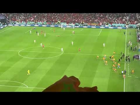 Morocco Fans Reaction to Final Whistle vs Portugal | FIFA World Cup 2022 Quarterfinal | Al Thumama