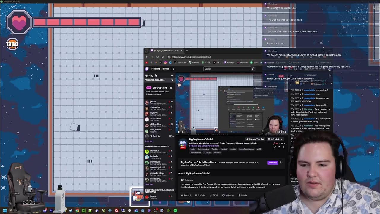 Adding an NPC dialogue system | Godot Gamedev | !discord !game !wishlist - YouTube