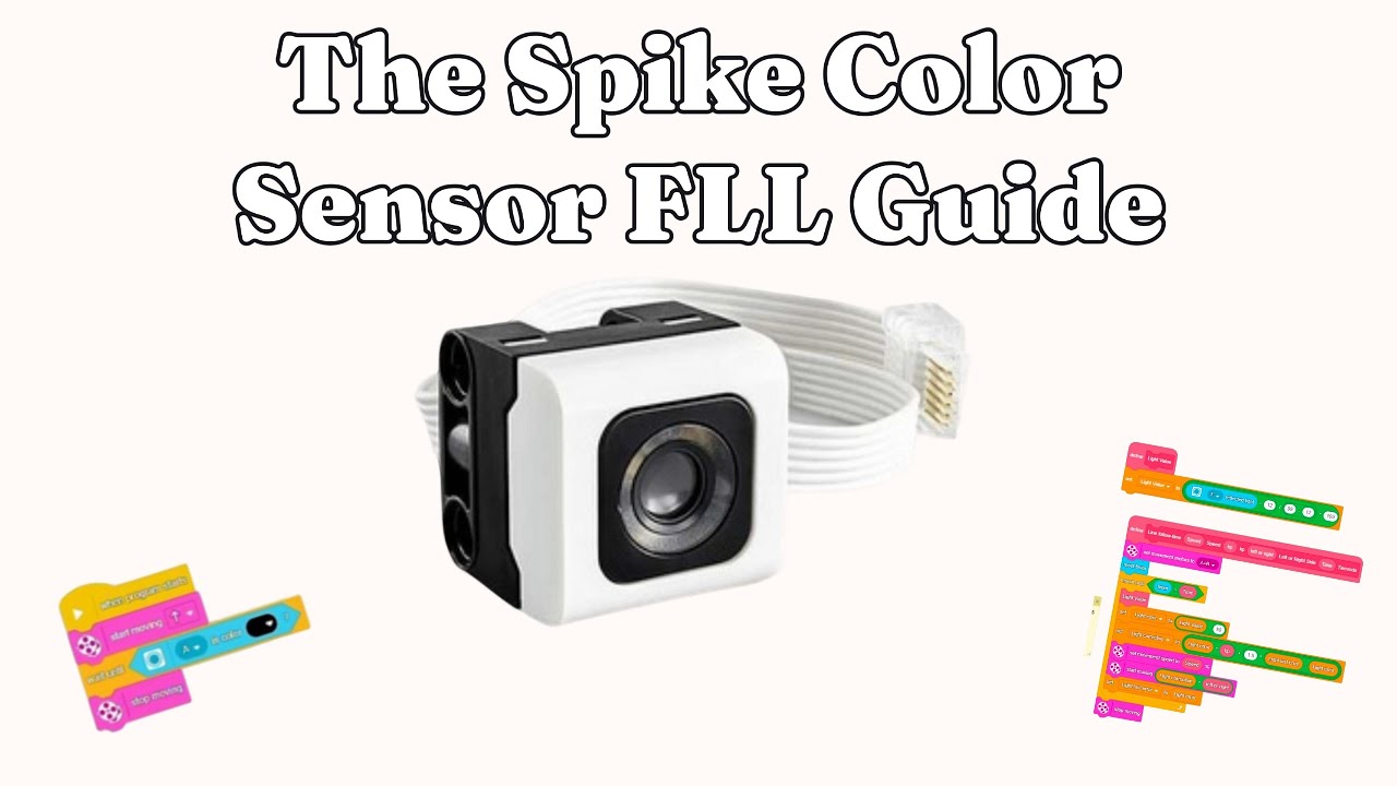 The Spike Color Sensor FLL Guide - YouTube