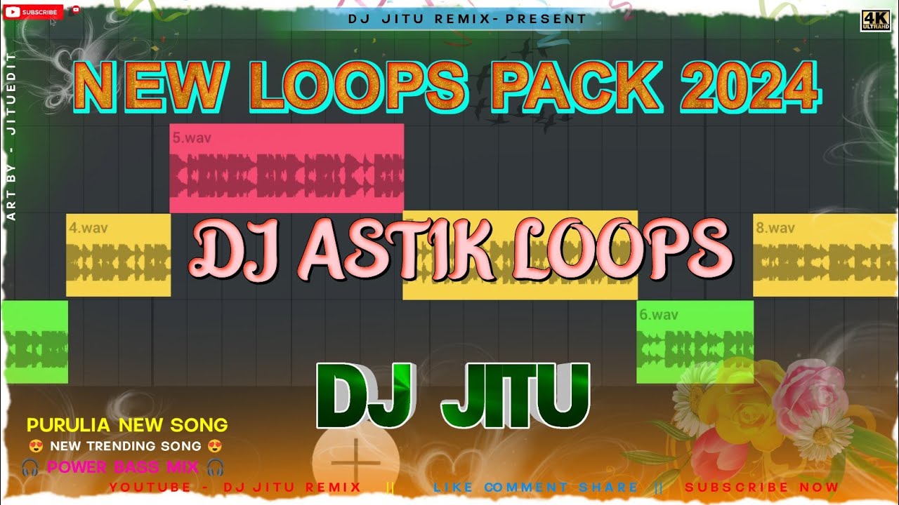 Dj Astik Loops Pack 2024 !! Sing Bajna Loops Pack !! Dj Jitu Remix - YouTube