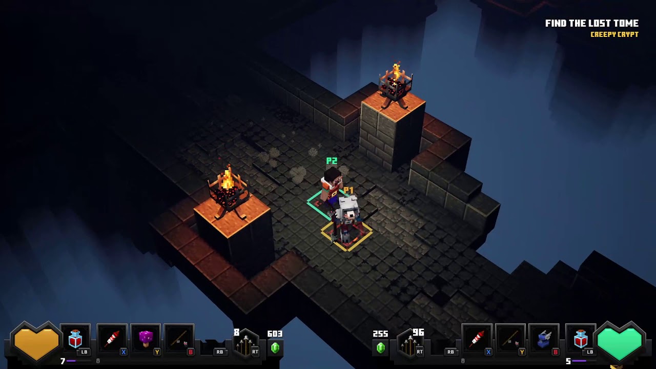 SECRET MISSION CREEPY CRYPT IN MINECRAFT DUNGEONS BETA plus EPIC ...