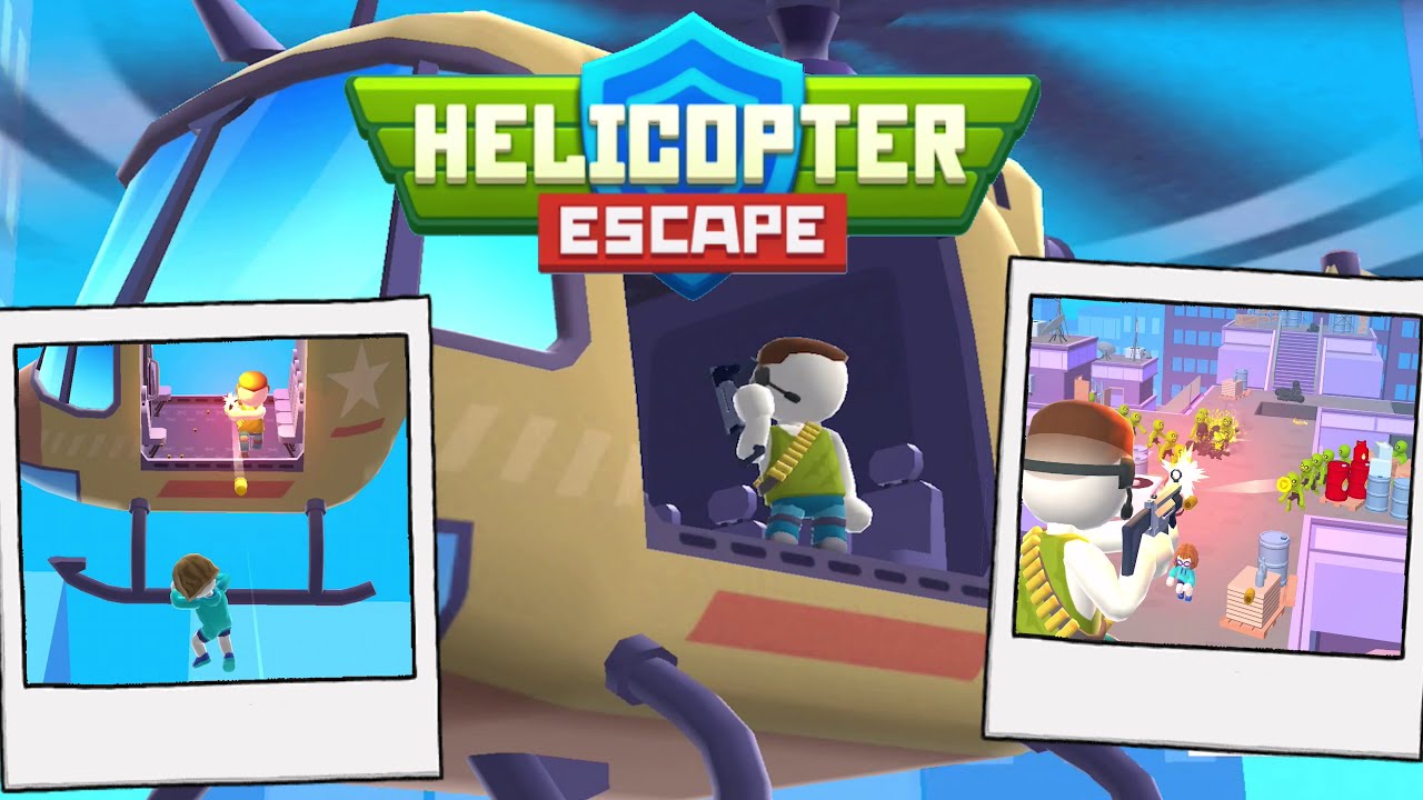 Helicopter Escape 3D / Rescue Air Shooter from Hell / Levels 11-15 ...