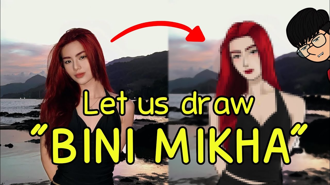 Bini Mikha Drawing Tutorial @BINIPH - YouTube