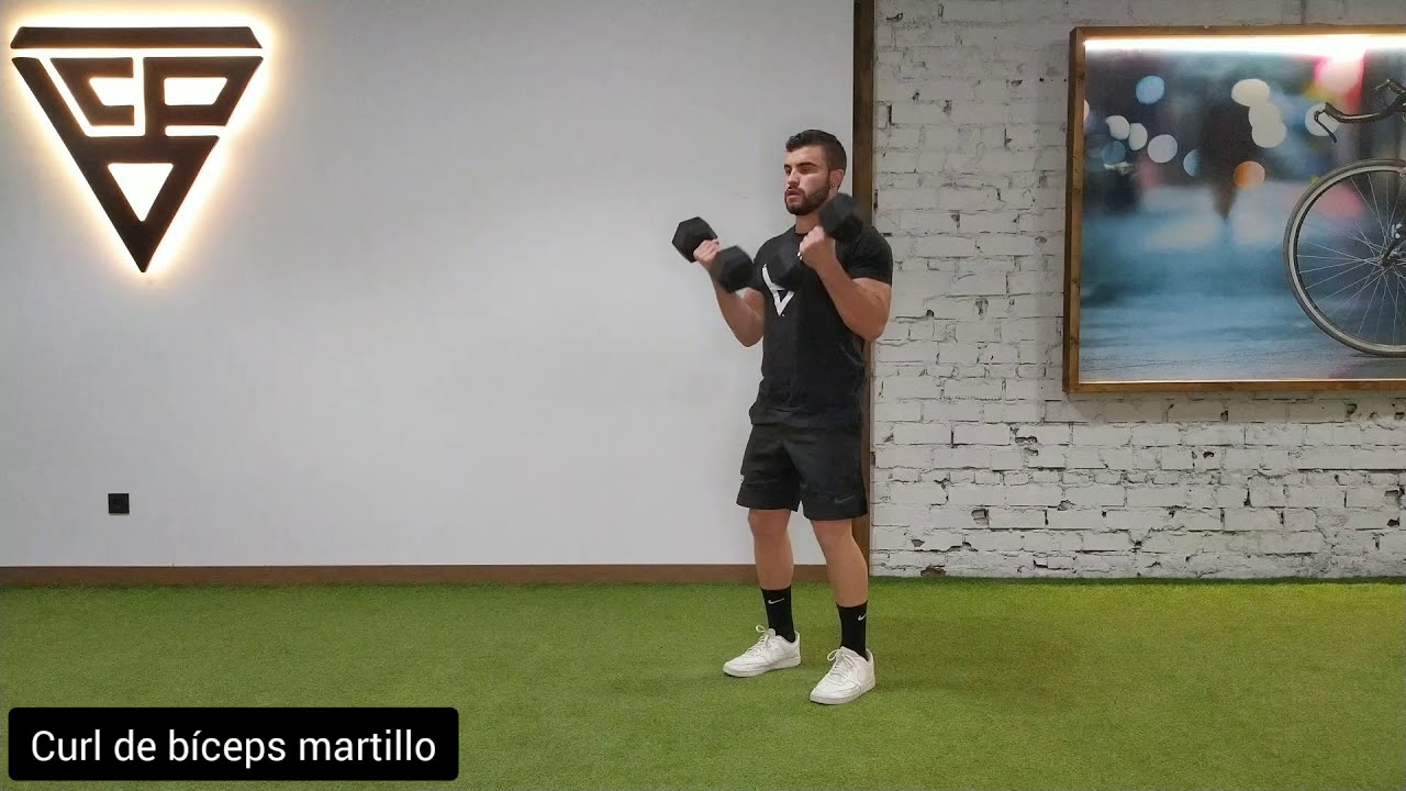 Curl de biceps martillo - YouTube