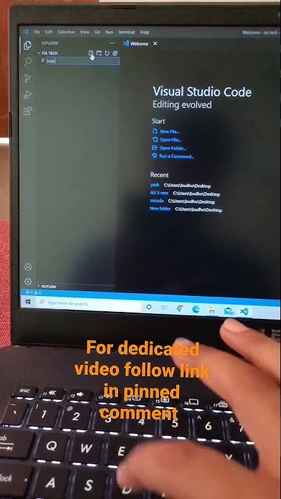 Easiest way to code in HTML and make your first website. #shorts #html #uidesign #website # ...