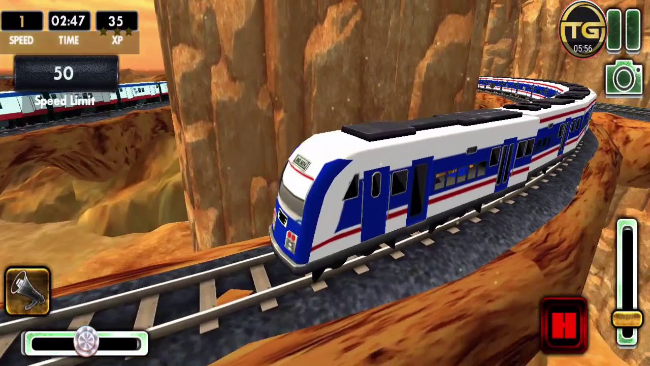 Real Train Simulator 3D 2020:Train Driving Games For Android Gameplay ...
