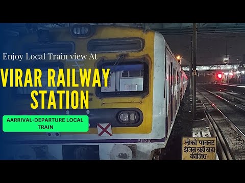 Virar Railway station | Arrival- Departure Local train | beautiful view ...