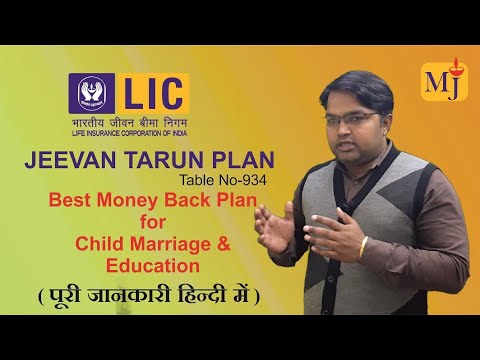 LIC JEEVAN TARUN PLAN - 934 I BEST MONEY BACK PLAN 2023I DETAILED REVIEW IN HINDI I BY MANOJ JAISWAL