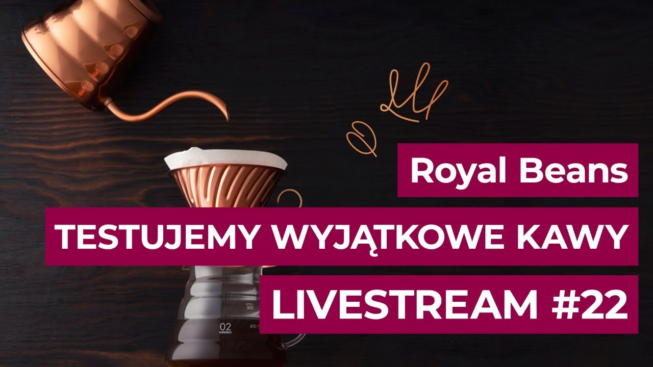 Royal Beans czyli WYJĄTKOWE KAWY w Coffeedesk - Livestream #22 - YouTube