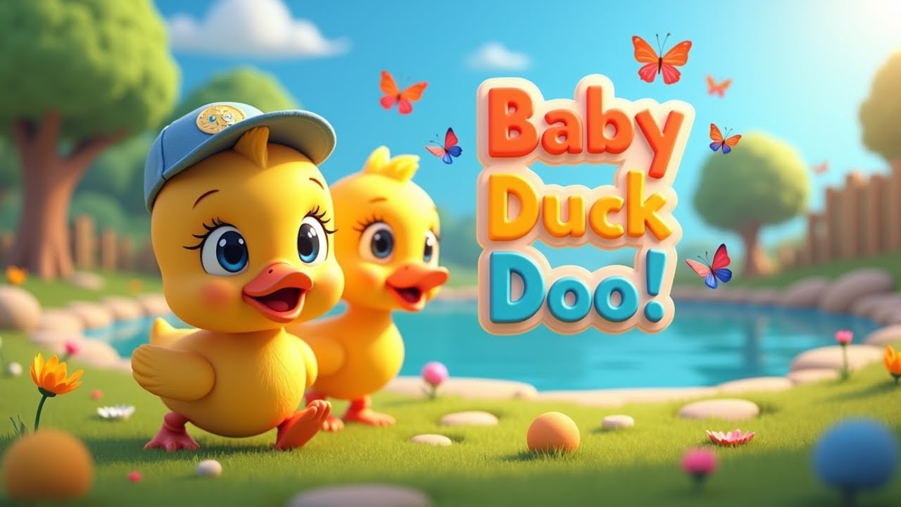 🐤 Baby Duck Doo Doo Doo 👶 Funny Duck Song for Kids 🐥 Nursery Rhymes 3D ...