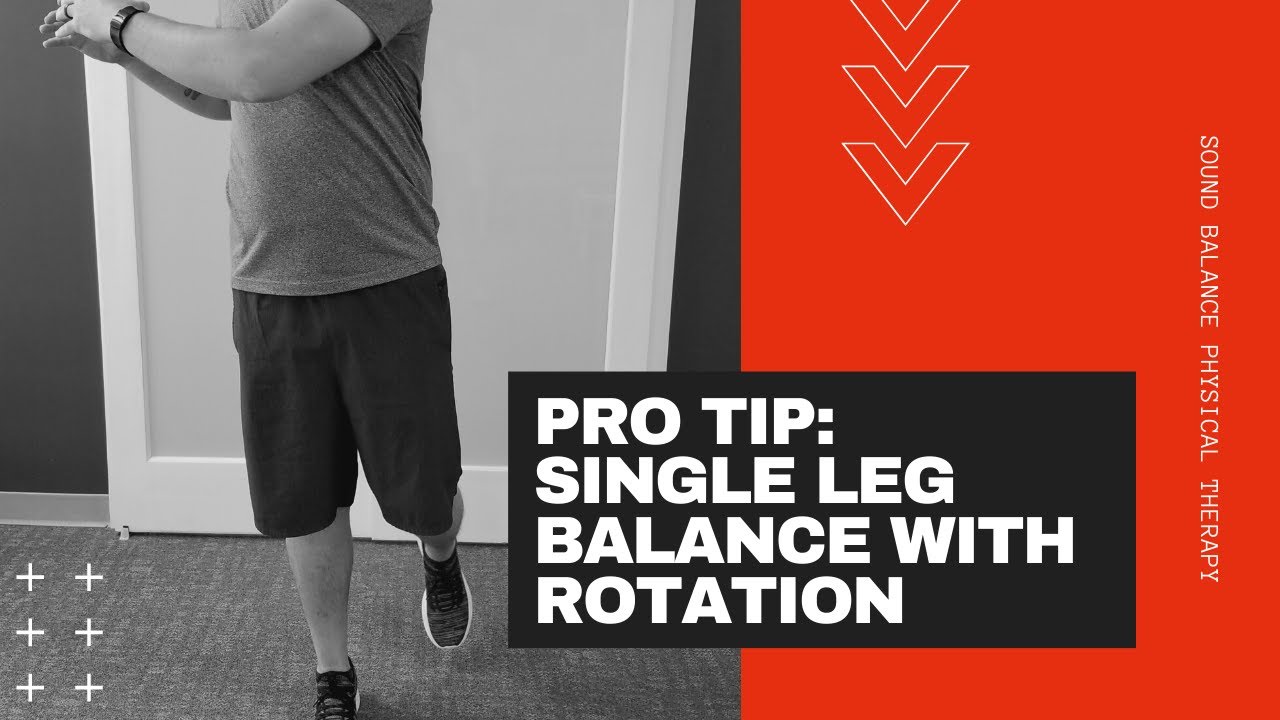 How To Do Single Leg Balance With Rotation - YouTube