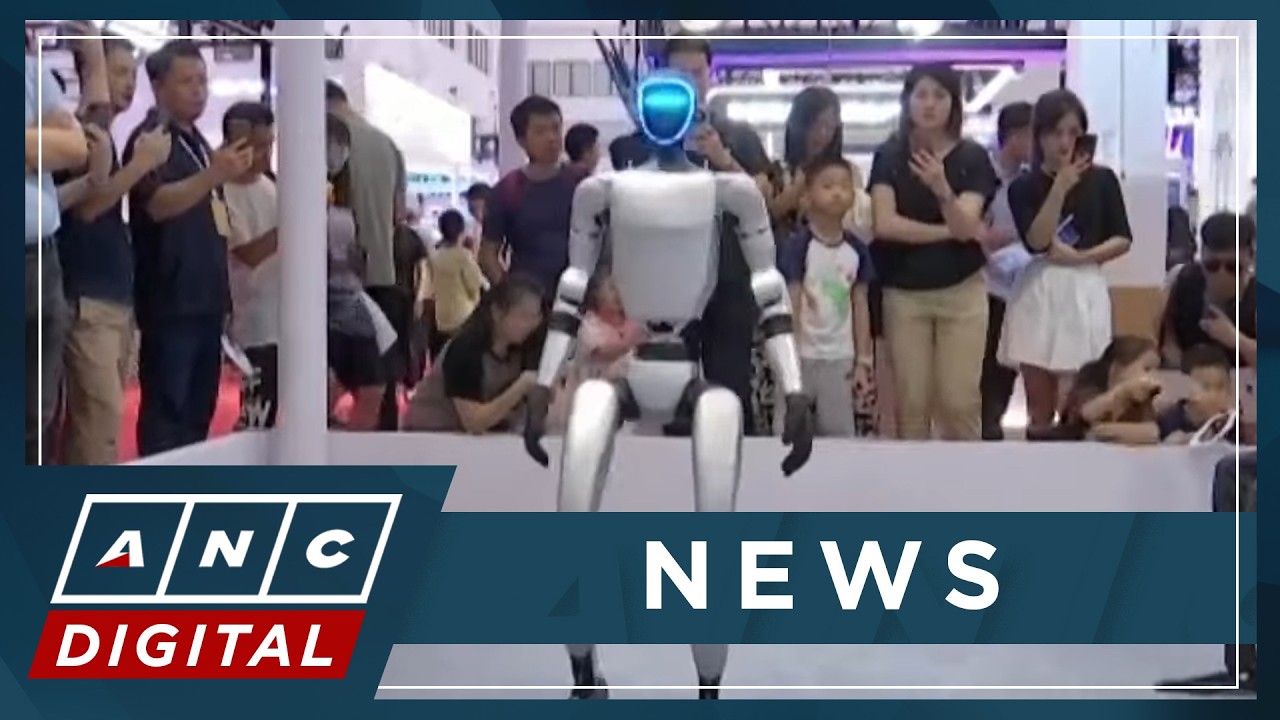 Chinese-made humanoid robots on display at World Robot Conference | ANC ...