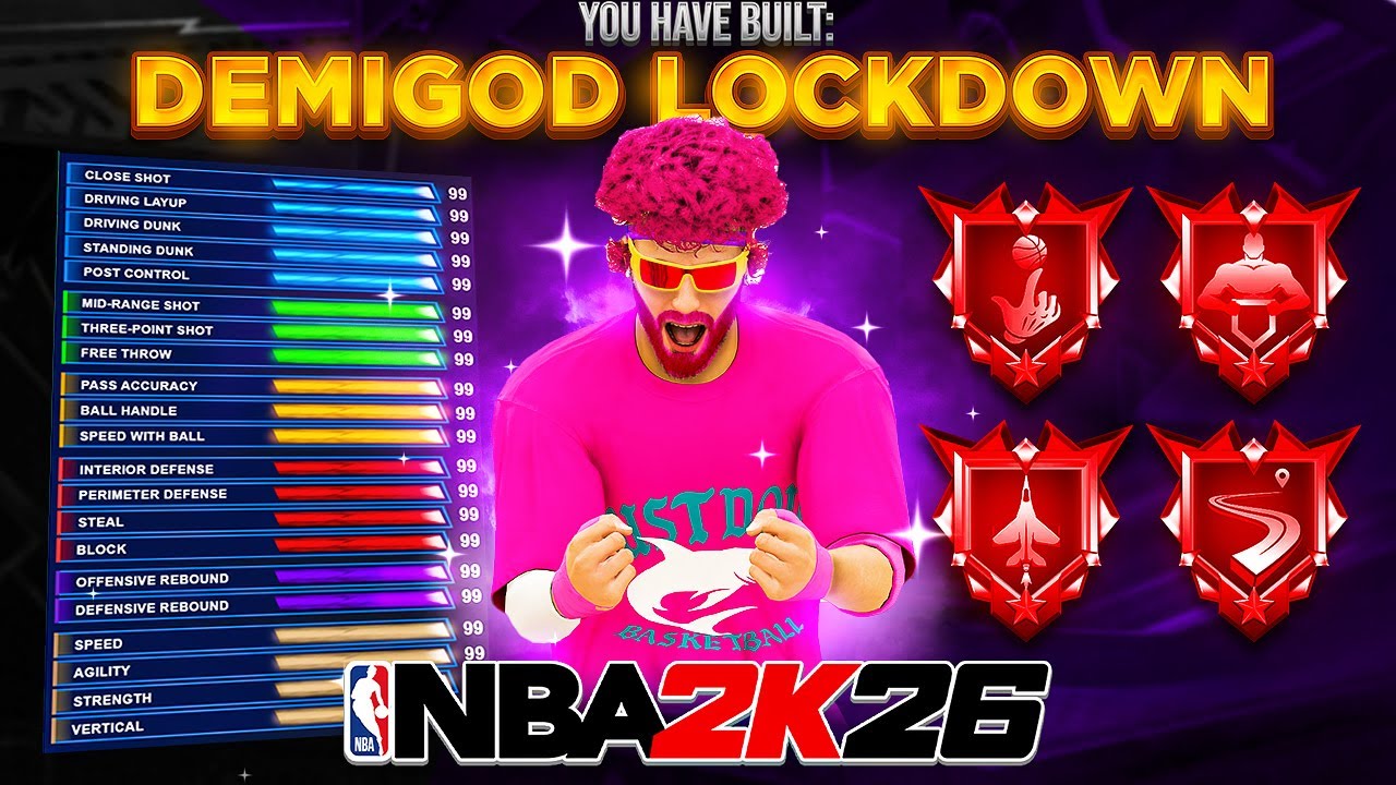 THE #1 LOCKDOWN BUILD IN NBA 2K26 IS CAUSING PG'S TO UNINSTALL💀....BEST ...