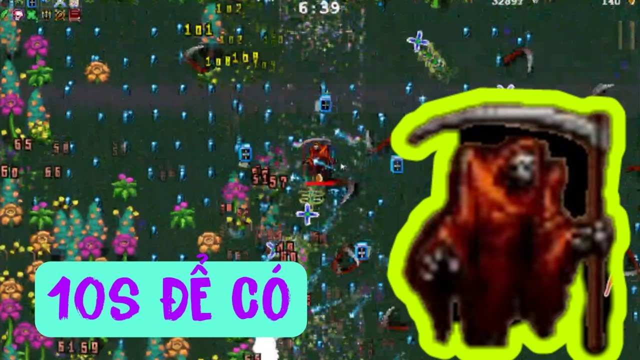 Vampire Survivors- CÁCH LẤY TƯỚNG ẨN TỬ THẦN ĐỎ RED DEATH VỚI MỌI CẬP ...