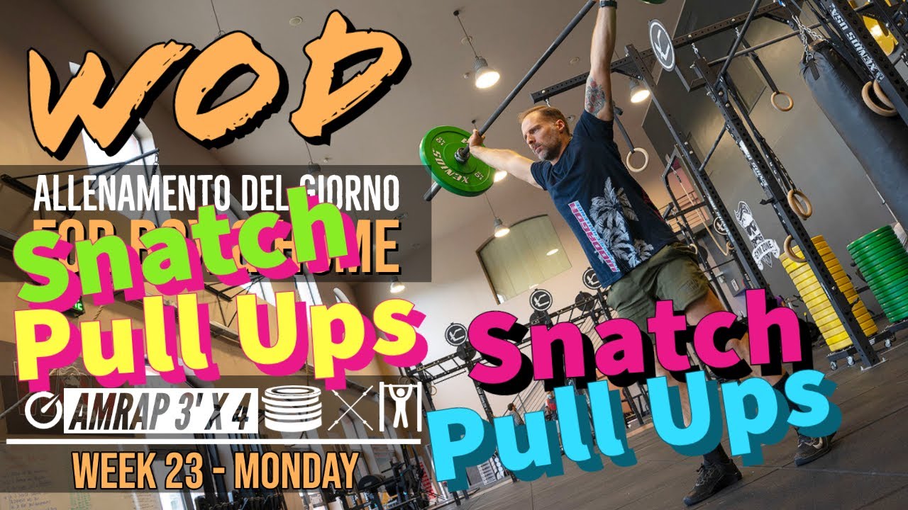 Workout of The Day Week 23/1 Allenamento Box e Casa / Crossfit® WOD ...