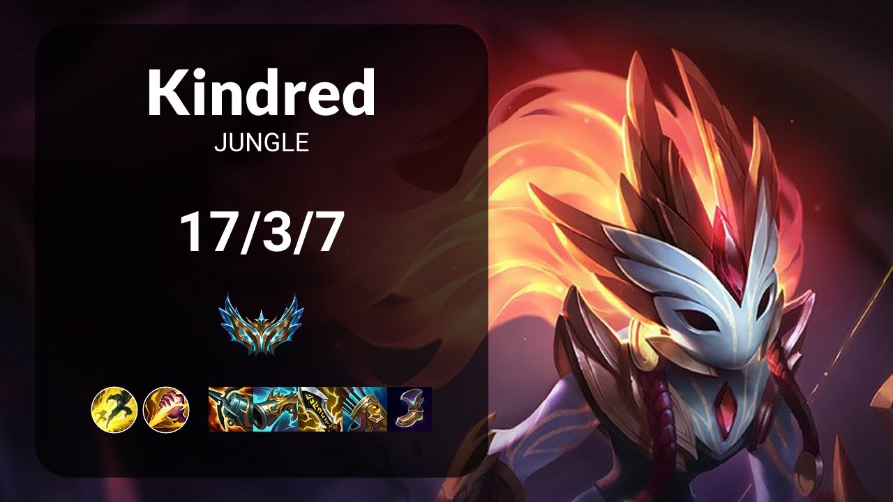 Kindred vs Graves JUNGLE - KR CHALLENGER Patch 14.21 - YouTube