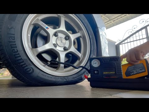 Multifunction Car Jump Starter | Portable Air Compressor Power Bank ...