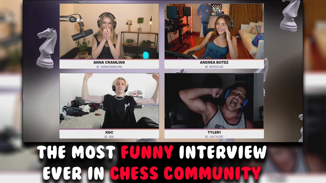TYLER1 Lost To XQC In Chess & This is The Most Funny Interview You Can ...