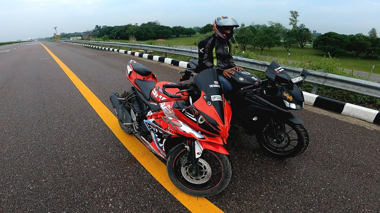 Modified Old R15 Vs New Generation R15 V3 Top End Race. Full comparison ...