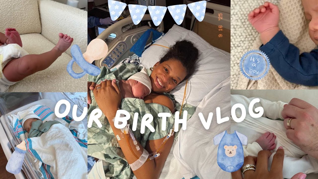 BIRTH VLOG | the labor and birth of our first baby - YouTube