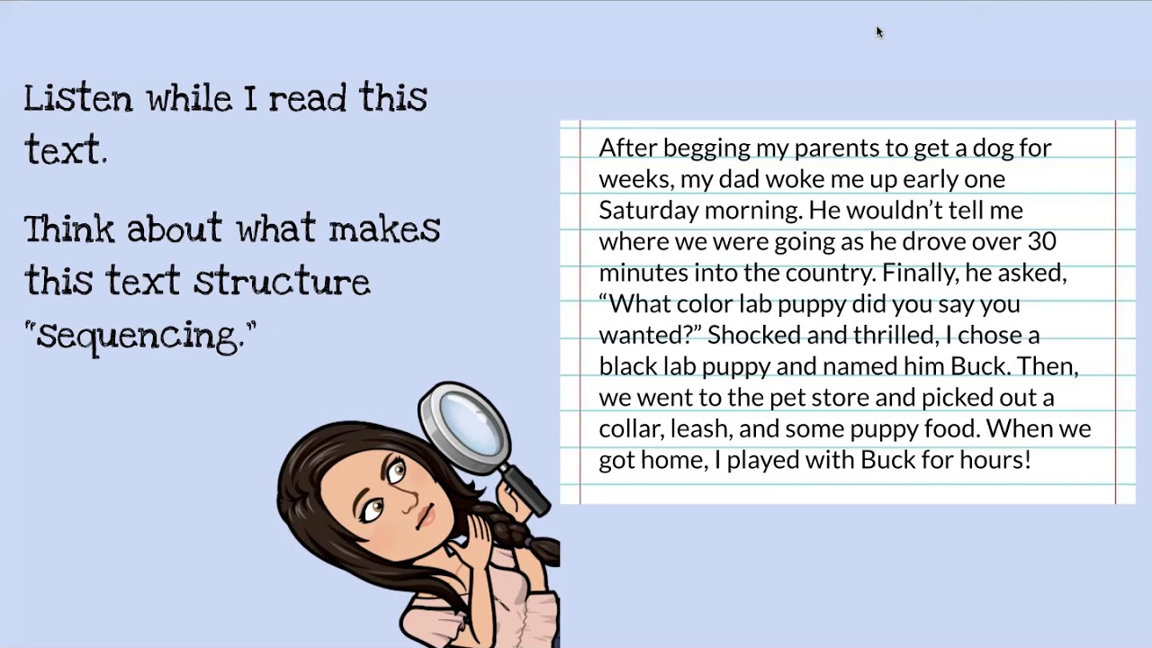 Text Structure Sequencing Lesson YouTube text-structure-sequencing-lesson-youtube