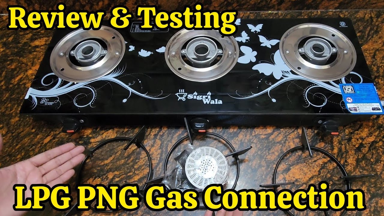Sigriwala 3 Burner Gas Review and Setup | How to Use Gas with LPG and ...