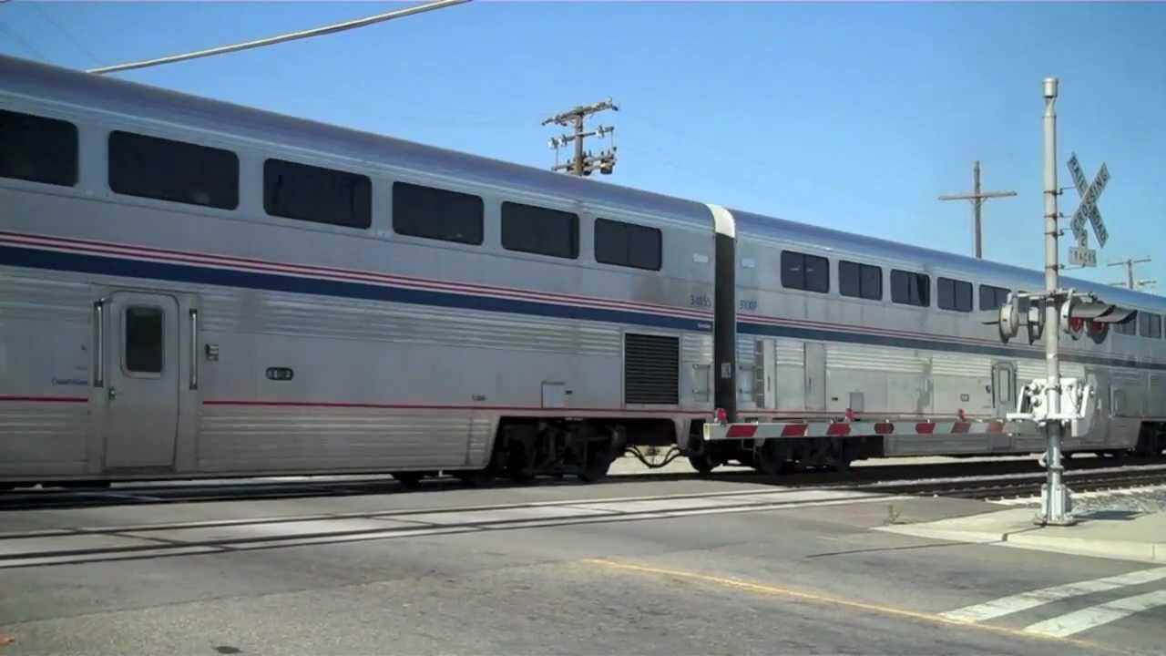 Amtrak Sunset Limited #2 in Ontario, Ca on 8/7/11 - YouTube