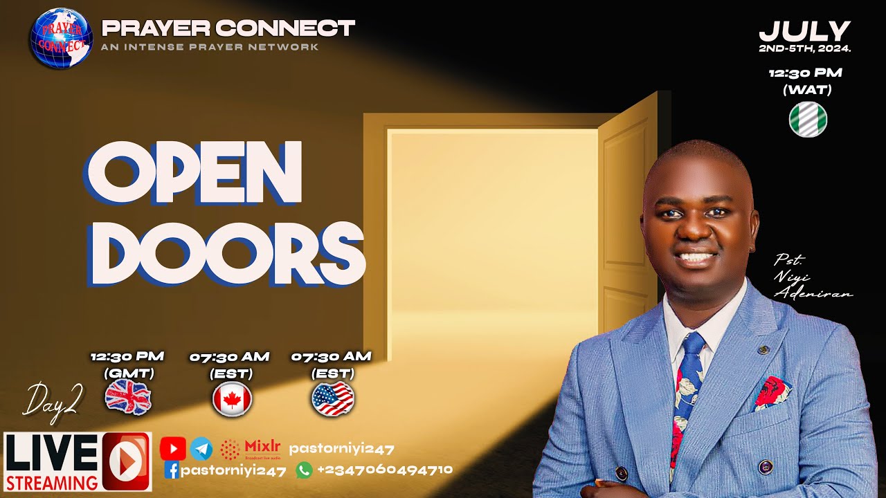 PRAYER CONNECT (Open Doors) - DAY 2 (MONTH OF OPEN DOORS) || 03/07/2024 - YouTube