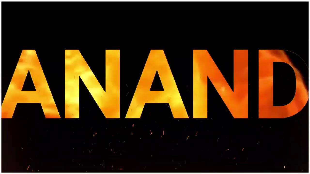 Anand Name WhatsApp Status || Anand Name Art Video || New Attitude ...