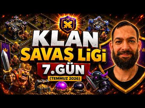 LİG ATLIYOR MUYUZ ! KLAN SAVAŞ LİGİ 7.GÜN ! CLASH OF CLANS