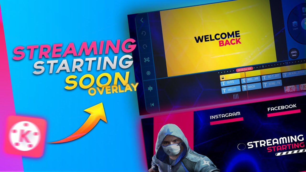 How to make Stream Starting Soon Overlay || Stream Starting Soon ...