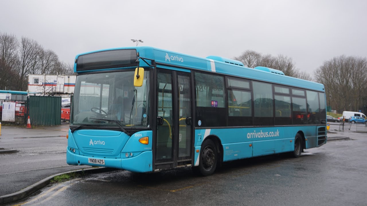 *LAST REMAINING* Arriva Derby 3505 YN08 HZS Scania Omnilink K230UB at ...