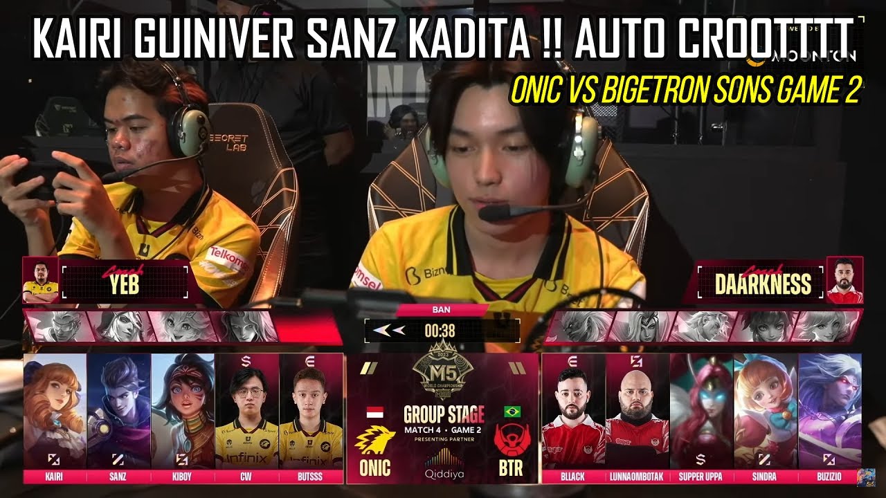 KAIRI GUINIVER SANZ KADITA KIBOY MATHILDA !! ONIC VS BIGETRON SONS GAME ...