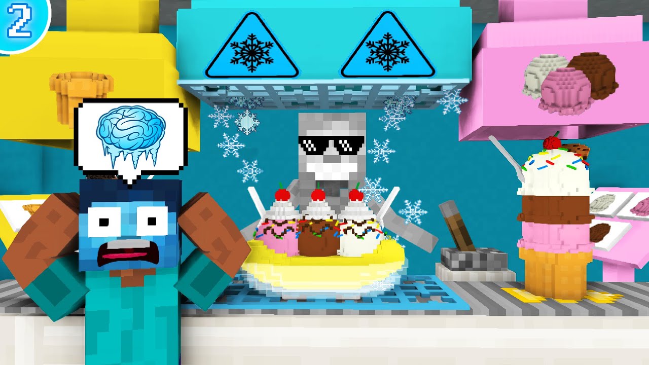 🍨Work At Ice Cream Place - Minecraft Animation - YouTube