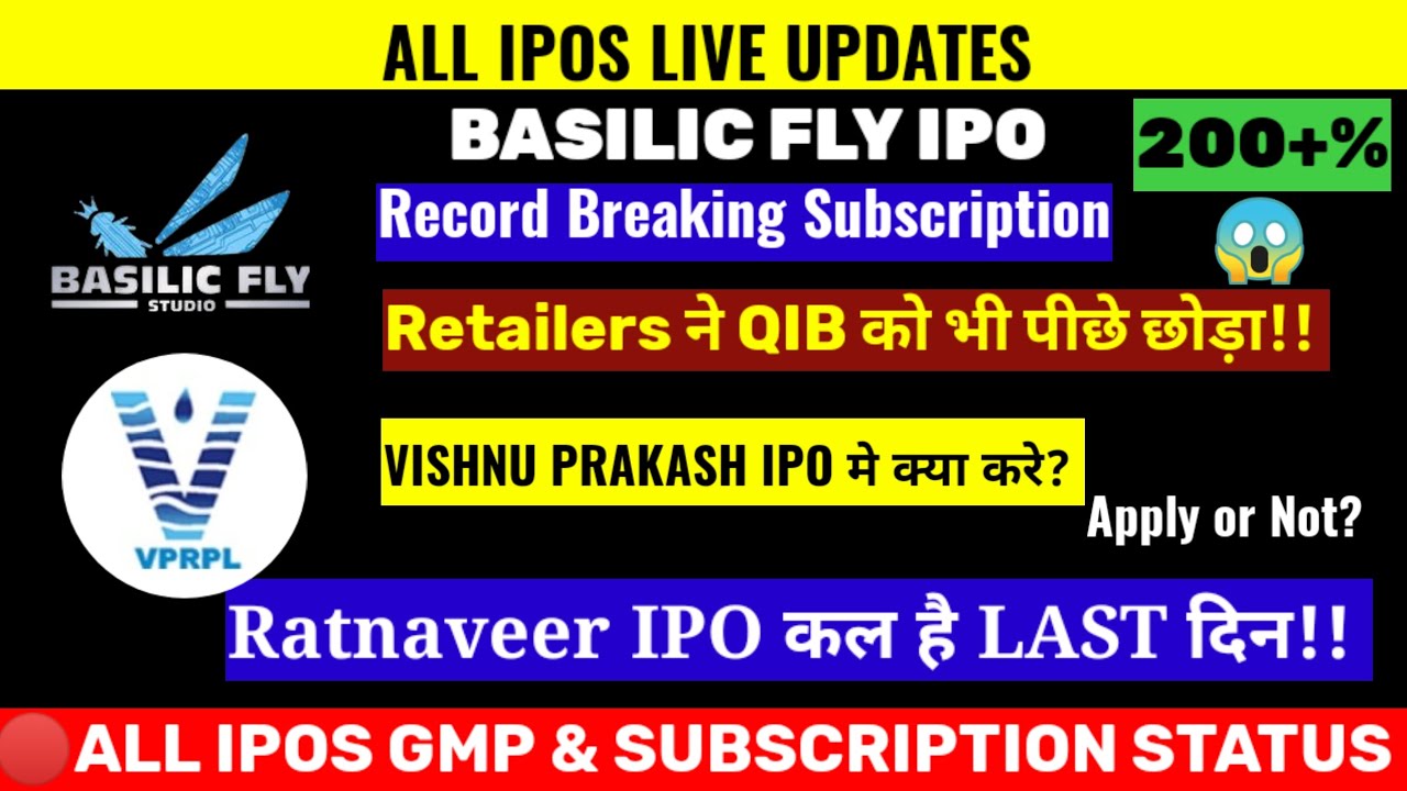 VISHNU PRAKASH IPO LISTING🔴TARGET PRICE 🔴BUY, HOLD, SELL 🔴BASILIC IPO ...
