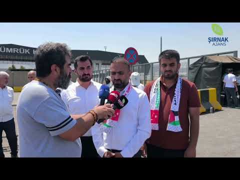 Habur’da Filistin konvoyundan ortak mesaj “Bu bitiş değil, başlangıç”
