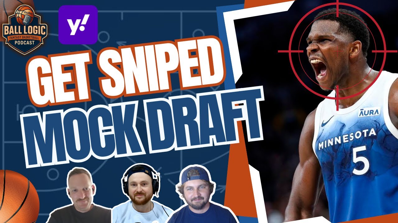 NBA Fantasy Basketball | Dealing With Snipers in Mock Drafts | 3rd ...
