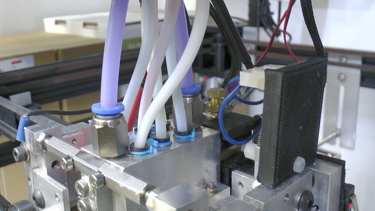 6 Input Multi Material Hot End - Part3 - YouTube