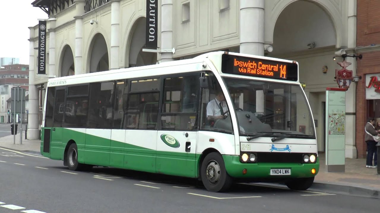 IPSWICH BUSES APRIL 2014 - YouTube