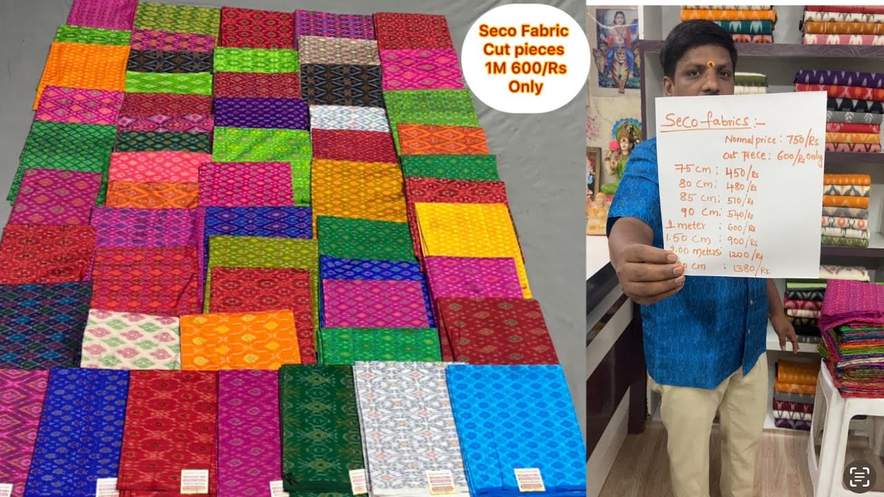 Seco Fabric Cut Pieces - YouTube