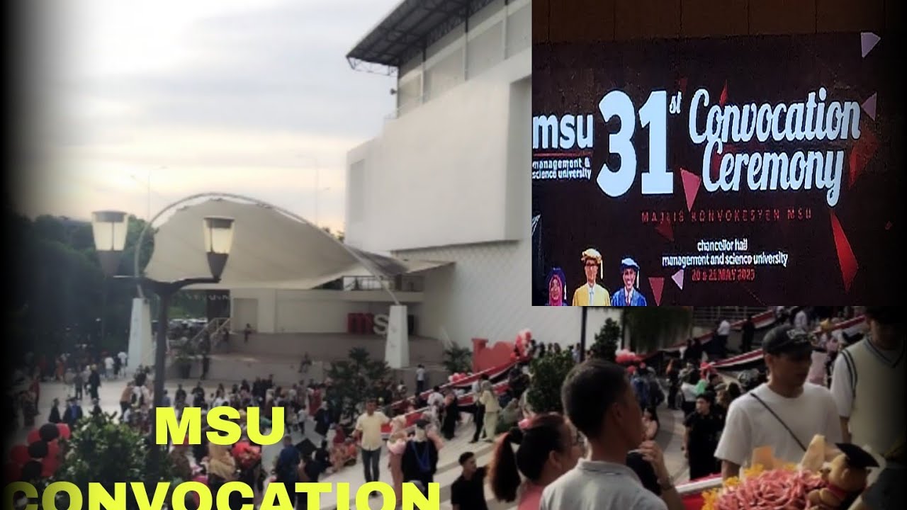 MSU Convocation ceremony 20/5/2023🧑‍🎓 - YouTube