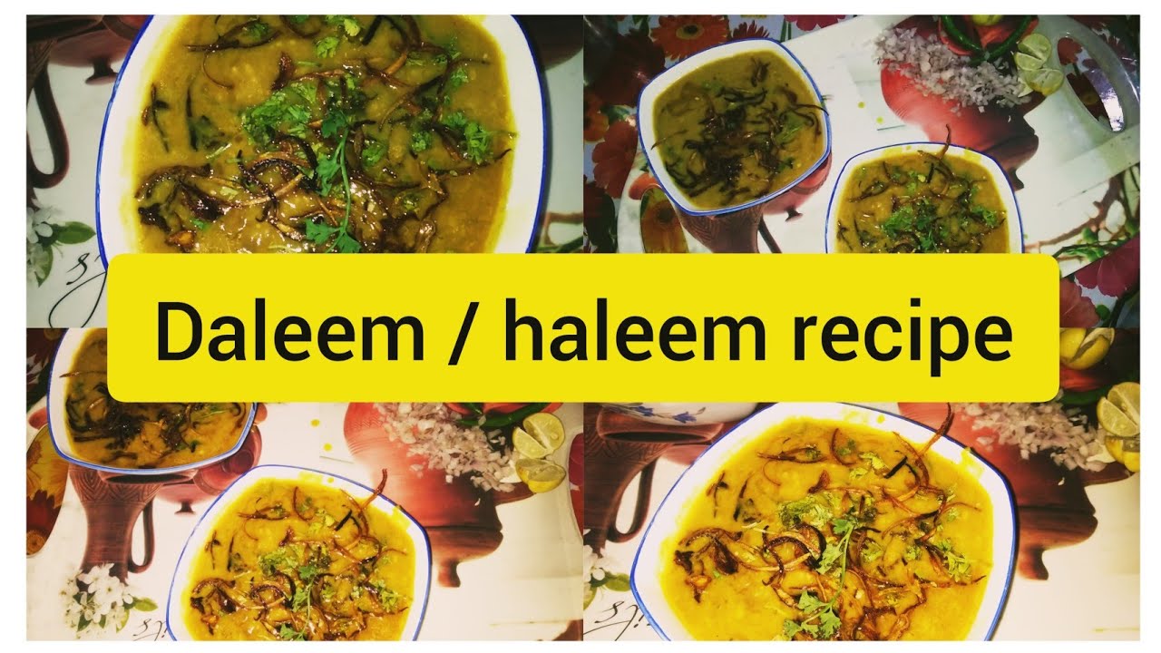 Khichda Recipe || Daleem recipe veg and non veg || Mutton Haleem ...