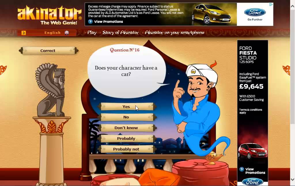 Akinator -HOW DOES HE KNOW - YouTube