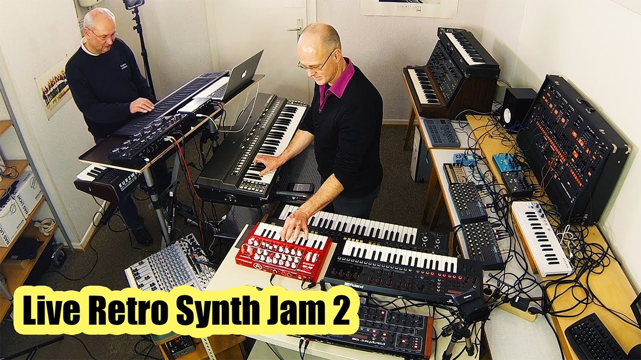 Live Retro Synthesizer Jam 2 (Back to the future of the Origins of ...