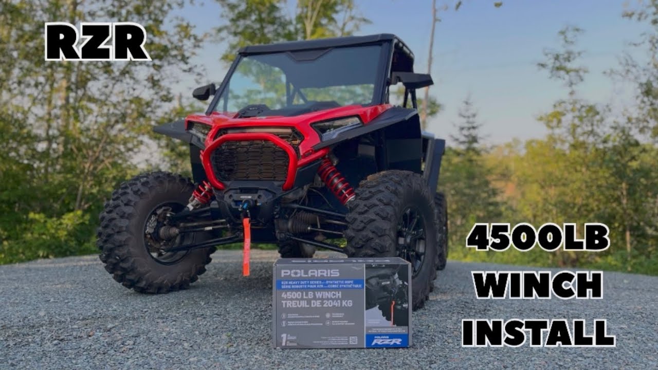 POLARIS WINCH INSTALL 2024+ RZR XP 1000 - YouTube