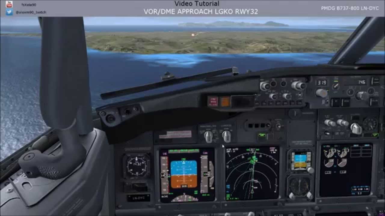 [Video Tutorial] VOR/DME Approach LGKO RWY 32 - YouTube