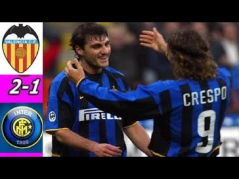 Valencia 2 x 1 Inter Milan (Vieri, Crespo)  ● UCL 2002/2003 2nd Leg Extended Goals & Highlights HD