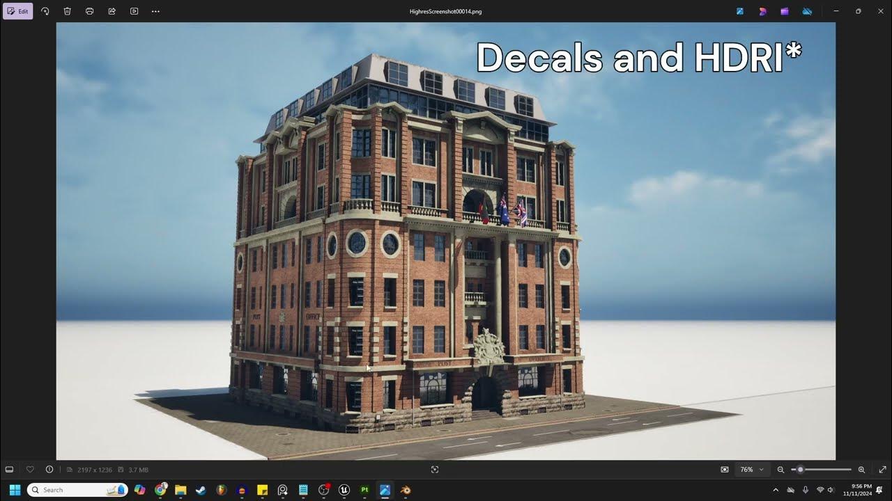 How I Made this Building - Modular 3D Game Art Overview - YouTube