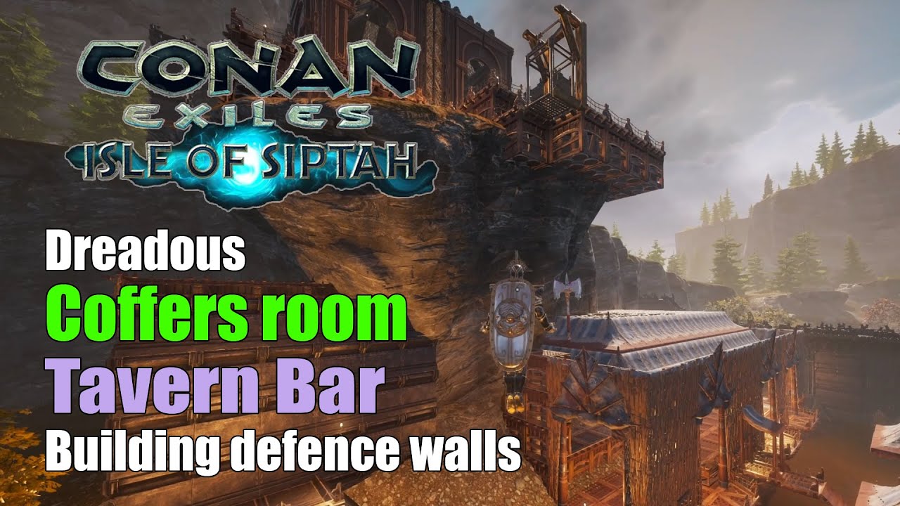 Conan Exiles Isle of Siptah 8 Coffers Bar Base - YouTube