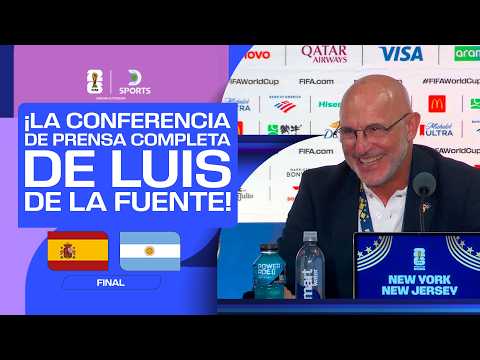 ¡LA CONFERENCIA DE PRENSA DE LUIS DE LA FUENTE COMPLETA!